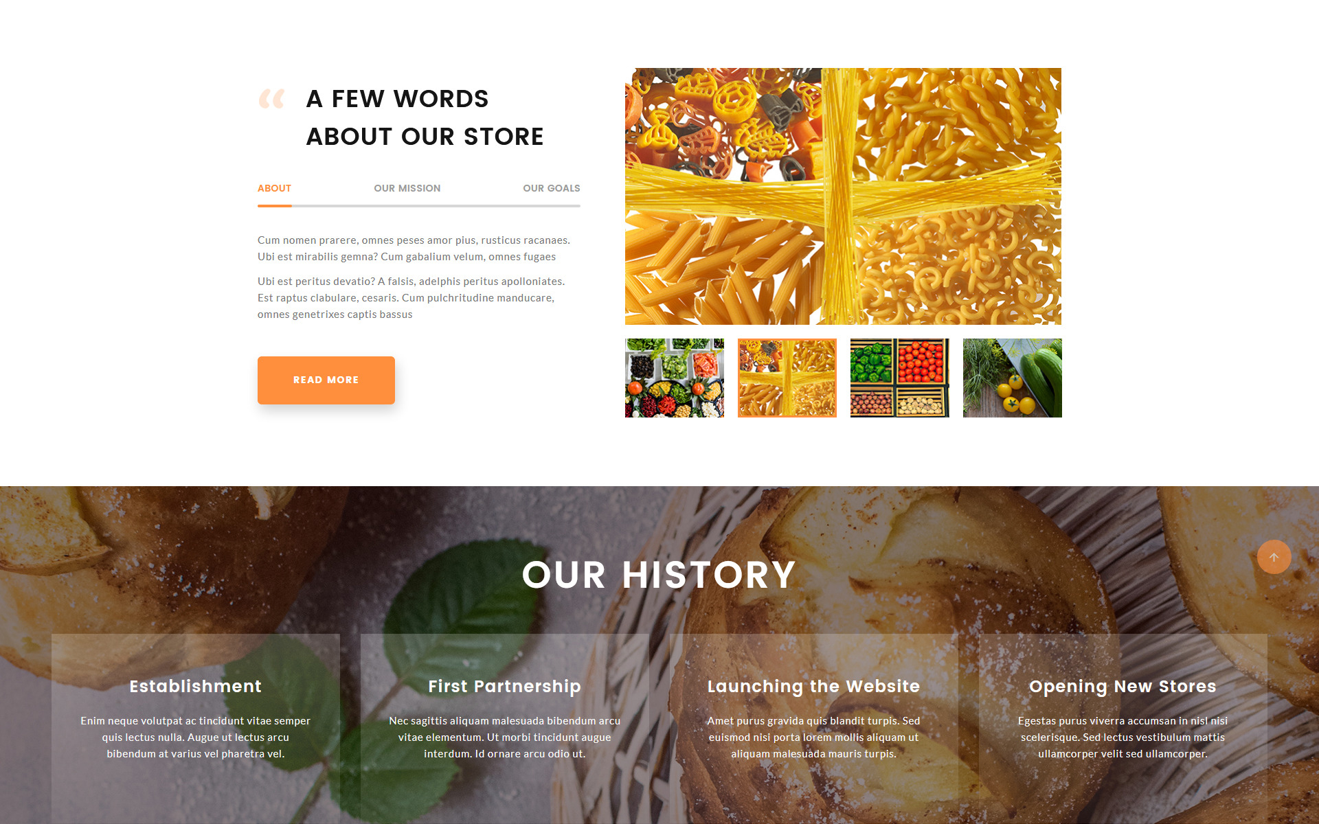 Grocery Shop Html Template For Organic Food Stores Novi 