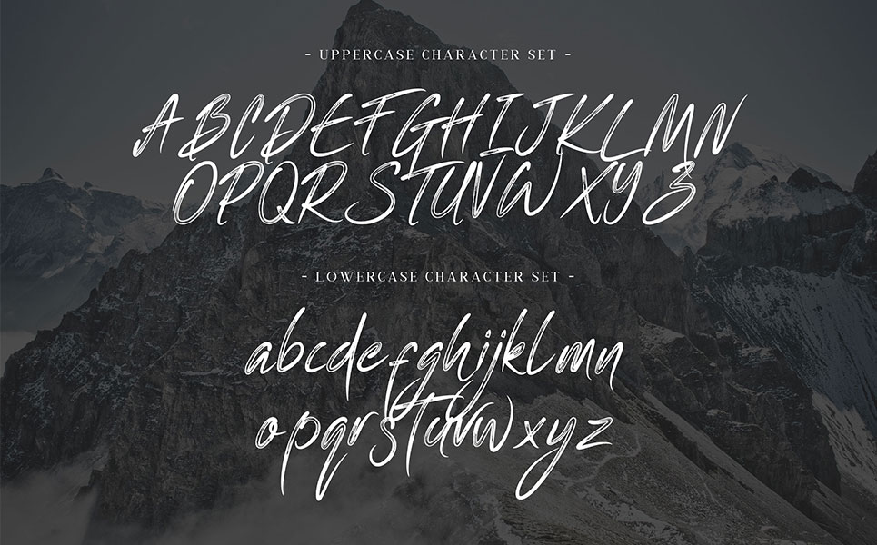 One Piece - Brush Cursive Font